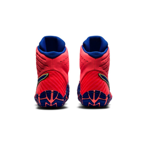 Wrestling Shoes ASICS Aggressor 4 Blazing Coral/Lapis Lazuli Blue - NEW ...