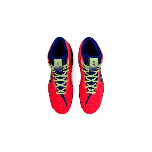 Wrestling Shoes ASICS Aggressor 4 Blazing Coral/Lapis Lazuli Blue - NEW ...